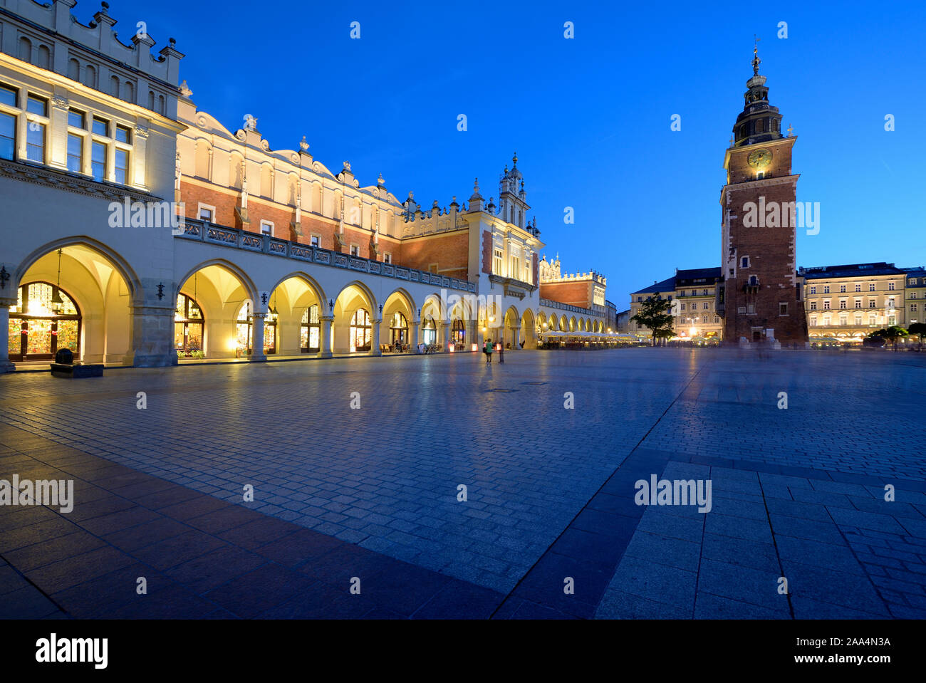 The Central Market Square (Rynek) of the Old Town of Krakow dates back ...