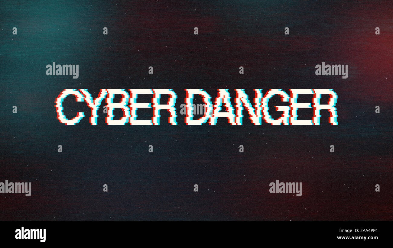 Vulnerability glitch effect text digital hi-res stock photography and ...