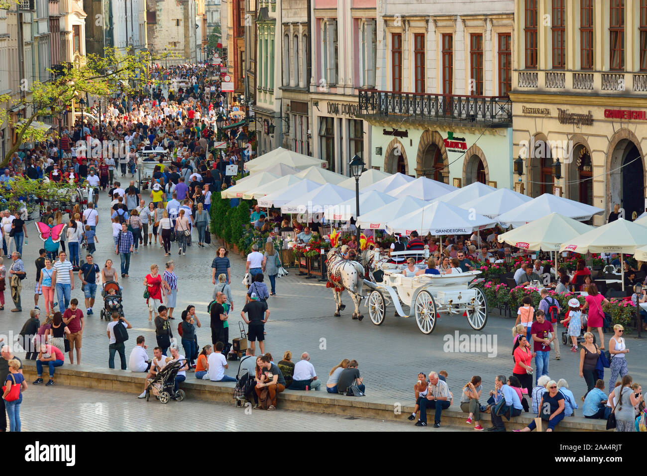 Krakow street cart hi-res stock photography and images - Alamy