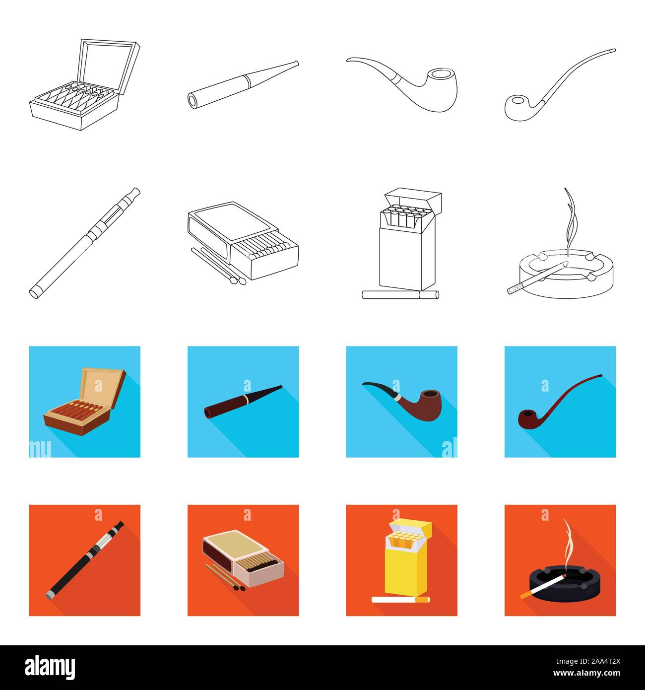 Vector design of refuse and stop logo. Set of refuse and habit stock ...