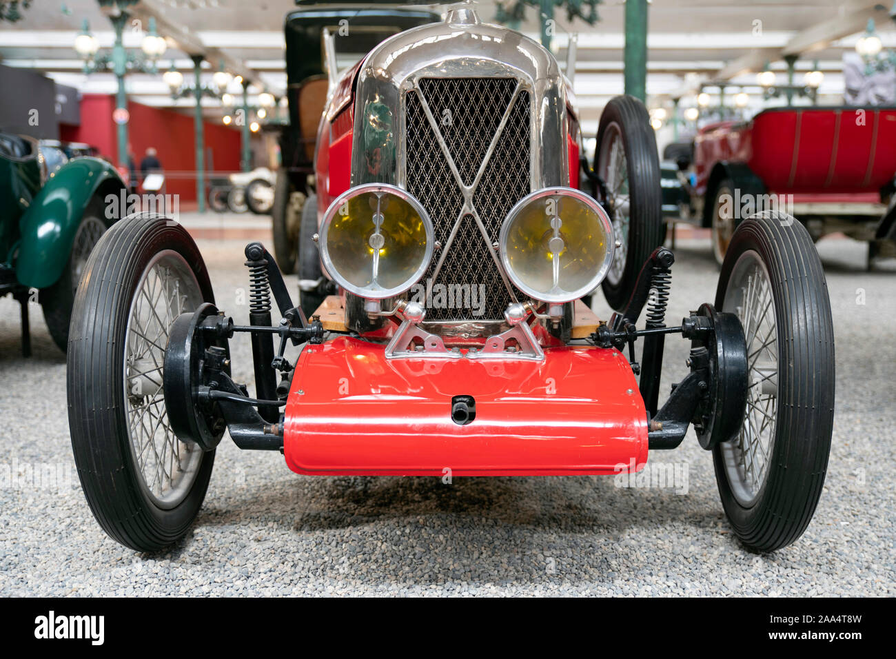 Front of an old vintage car Stock Photo - Alamy