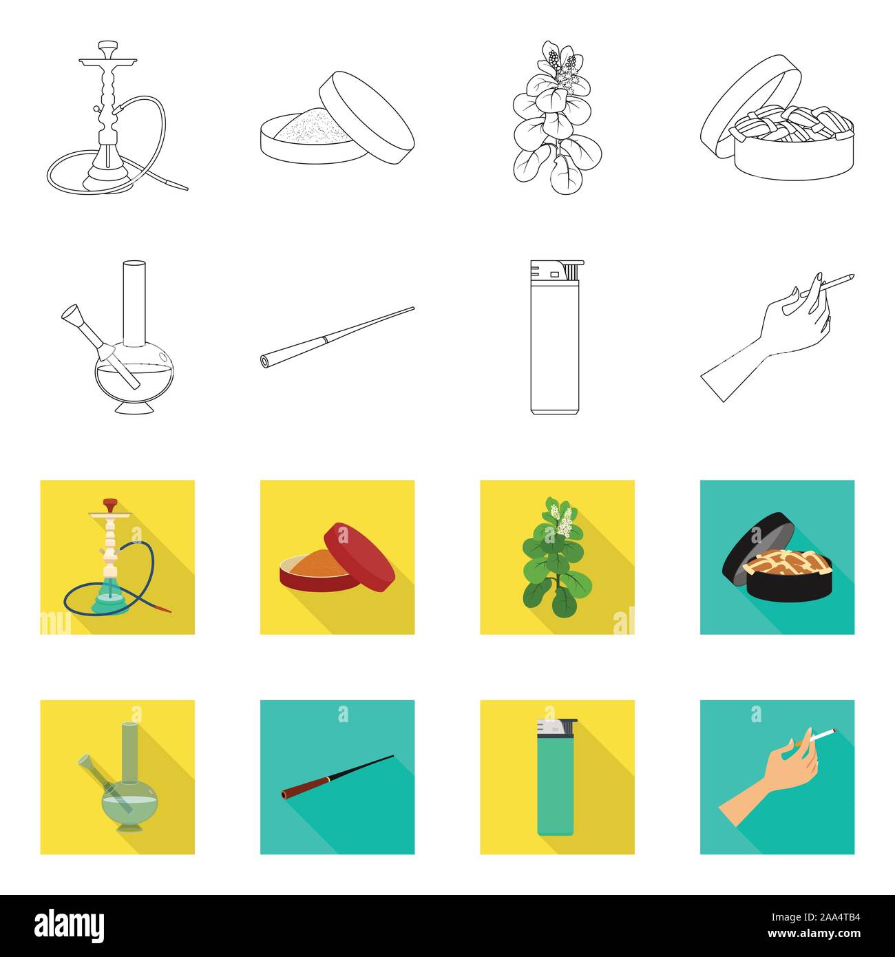 Vector design of refuse and stop sign. Set of refuse and habit stock ...