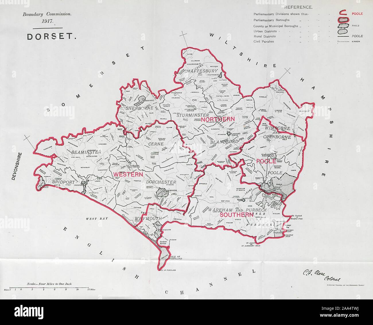 Old Map Dorset County High Resolution Stock Photography and Images - Alamy