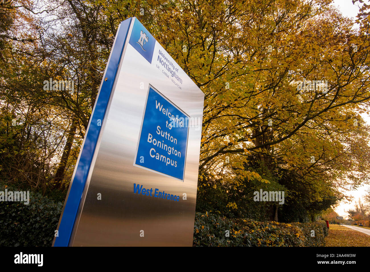 Autumn morning at the Sutton Bonington Campus of the University of ...