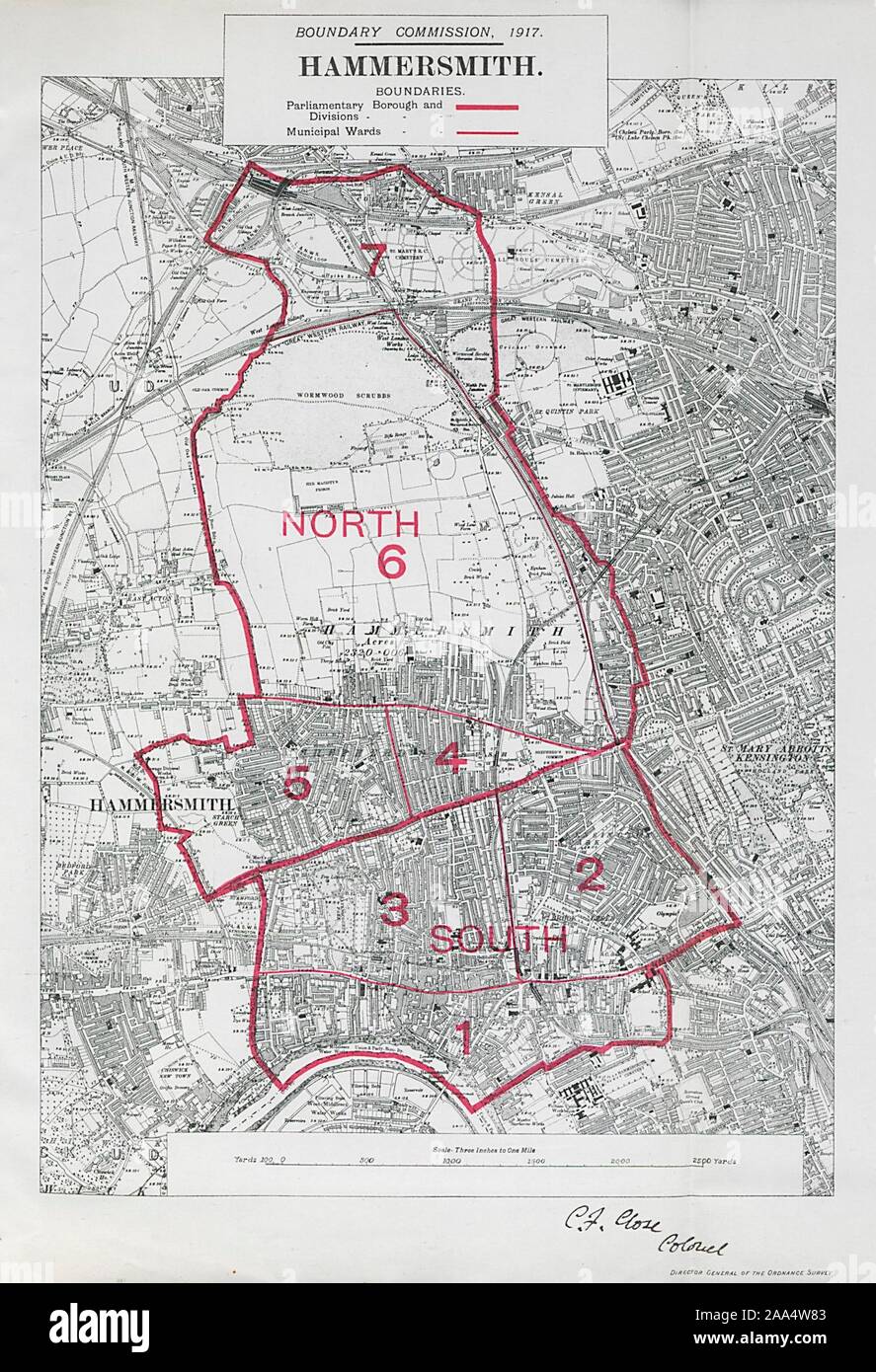 Hammersmith Parliamentary Borough. Shepherds Bush. BOUNDARY COMMISSION ...