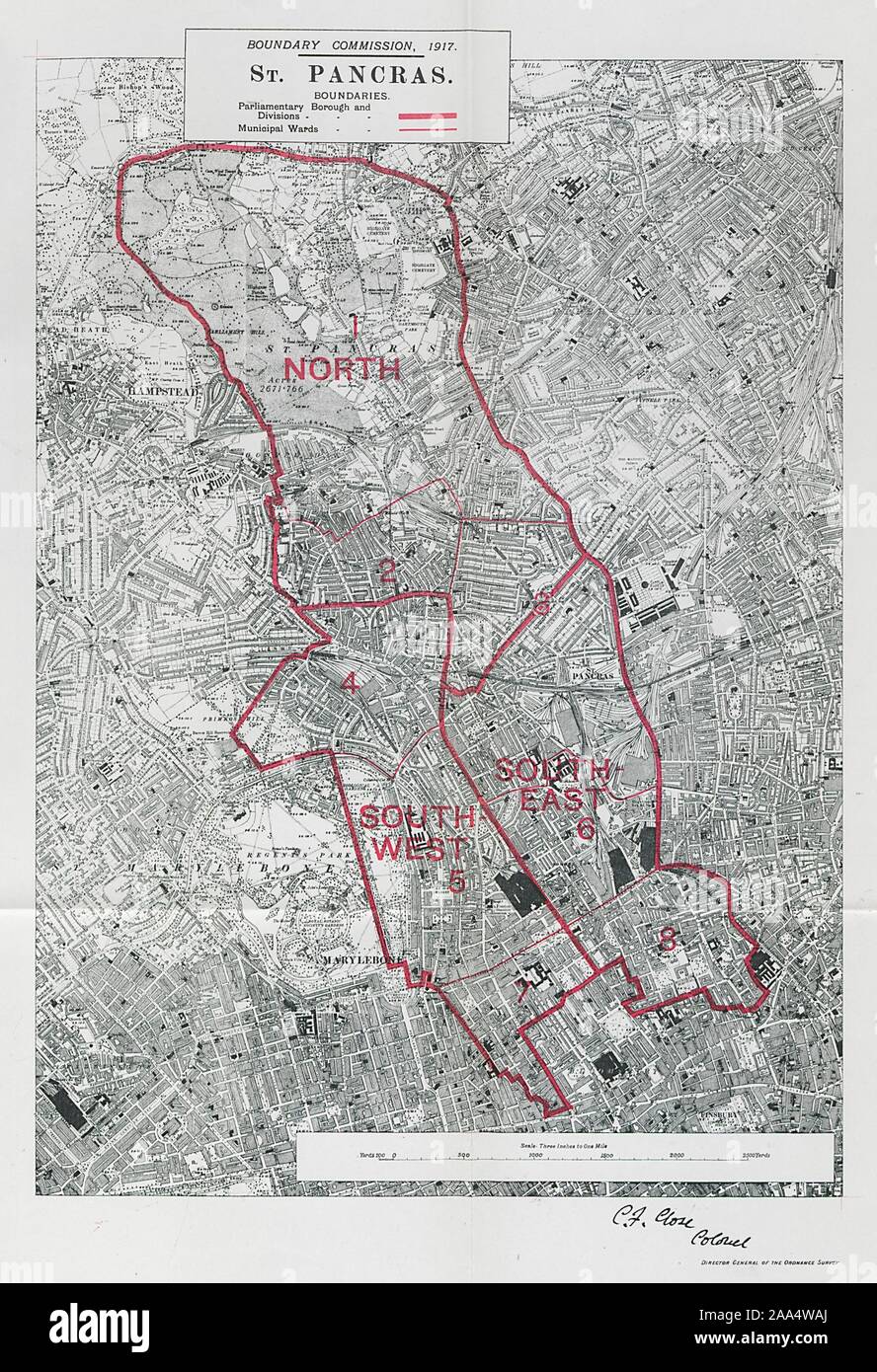 St Pancras Parliamentary Borough. Camden Fitzrovia BOUNDARY COMMISSION ...
