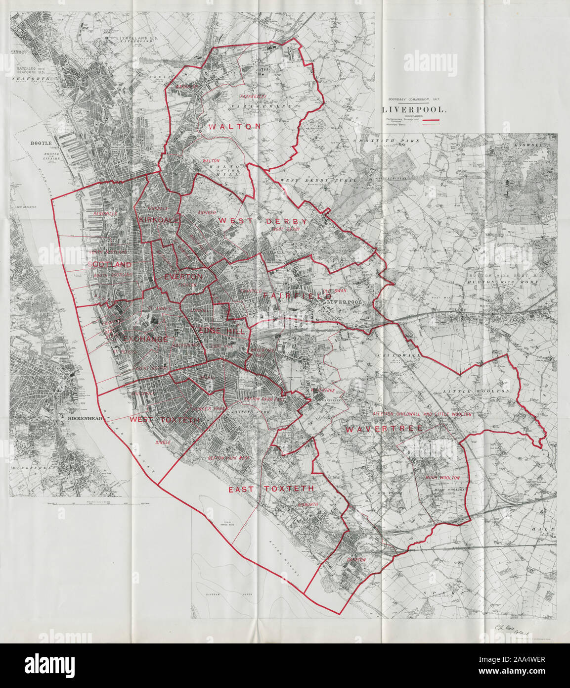 Liverpool Parliamentary Borough. Everton Walton. BOUNDARY COMMISSION ...
