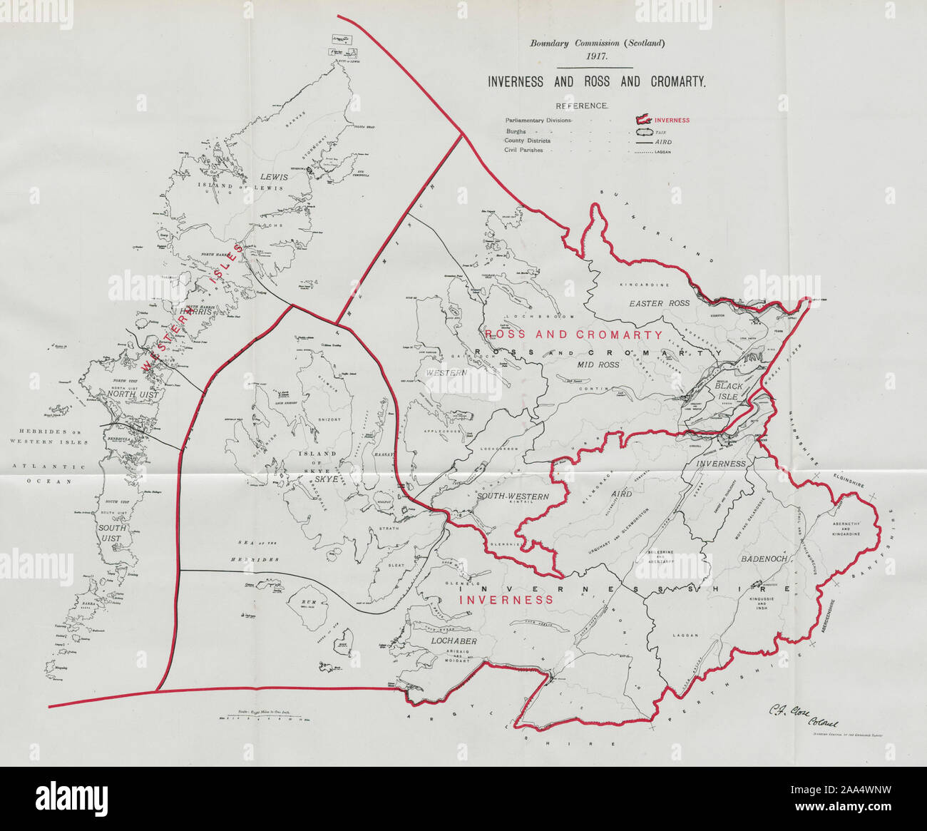 Ross county map hi-res stock photography and images - Alamy