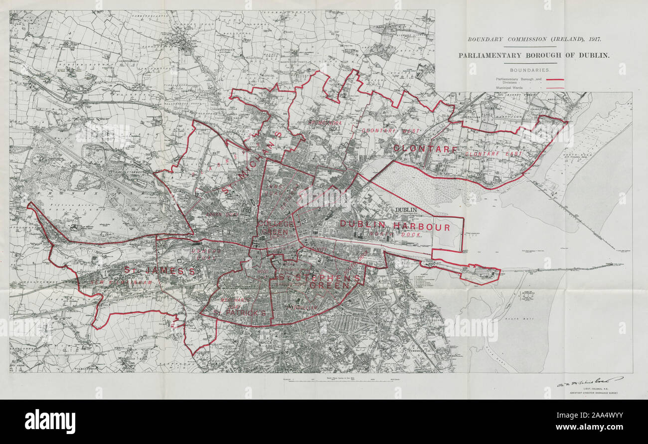 Dublin Parliamentary Borough. St James's Clontarf BOUNDARY COMMISSION ...