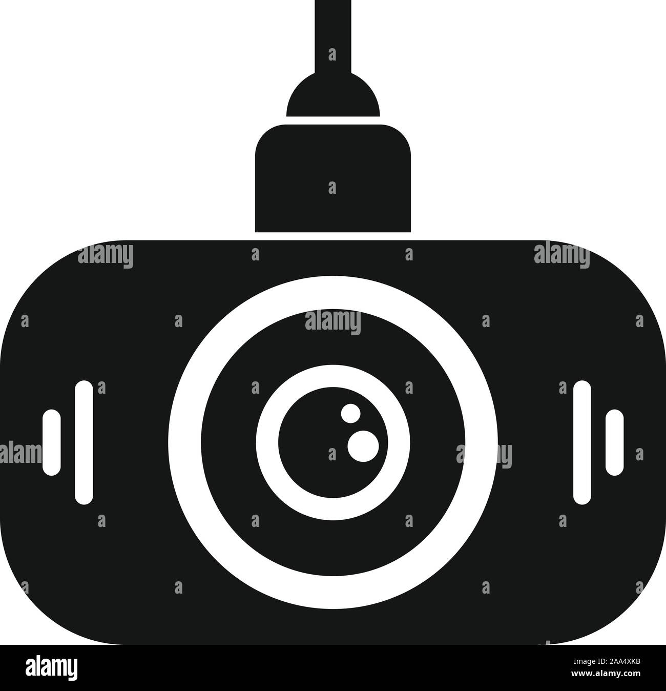 Led dvr camera icon. Simple illustration of led dvr camera vector icon ...