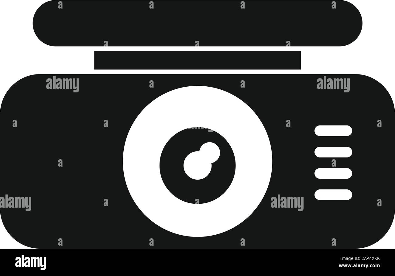 Spy dvr recorder icon. Simple illustration of spy dvr recorder vector ...