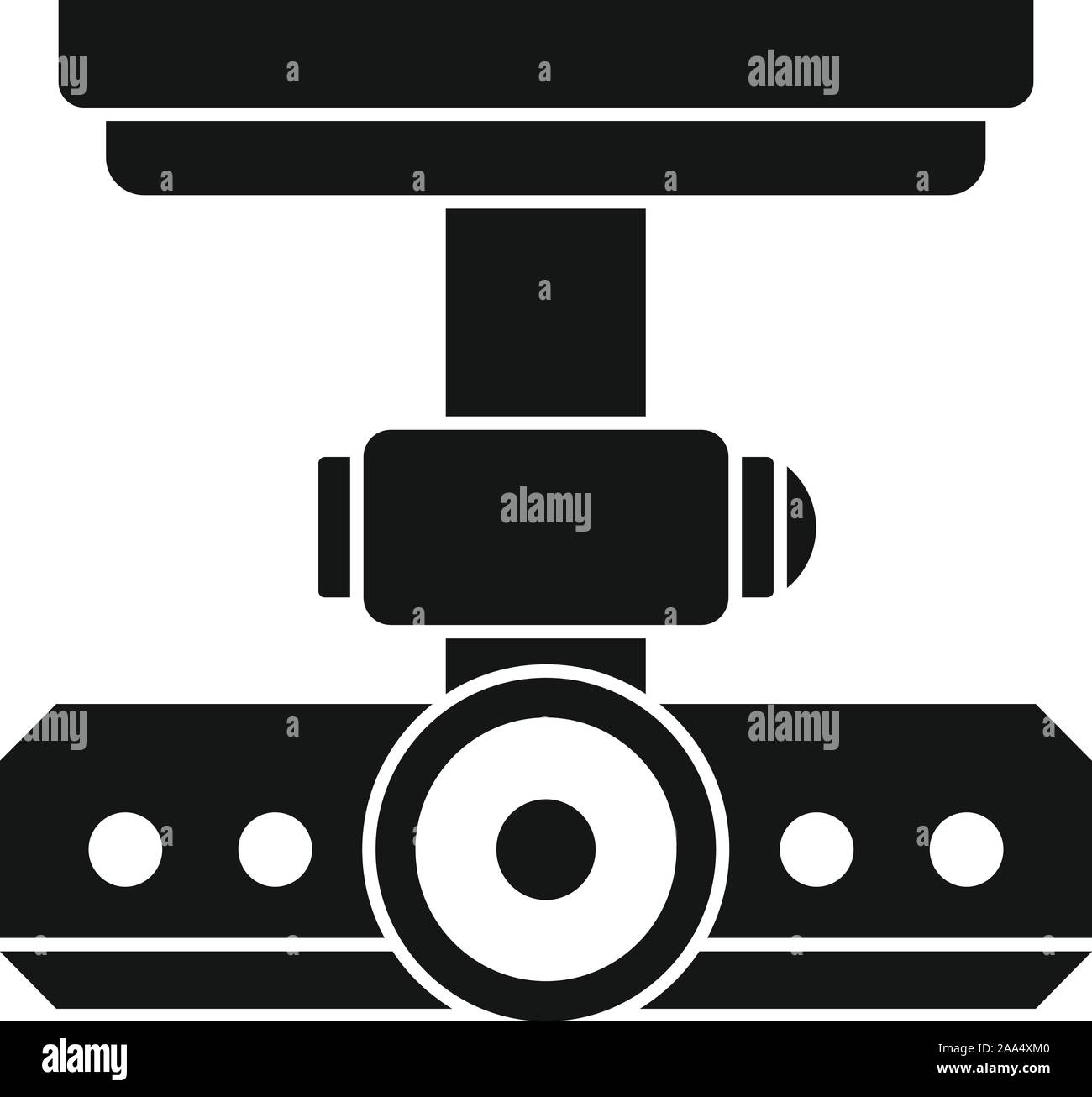 Protection dvr camera icon. Simple illustration of protection dvr ...