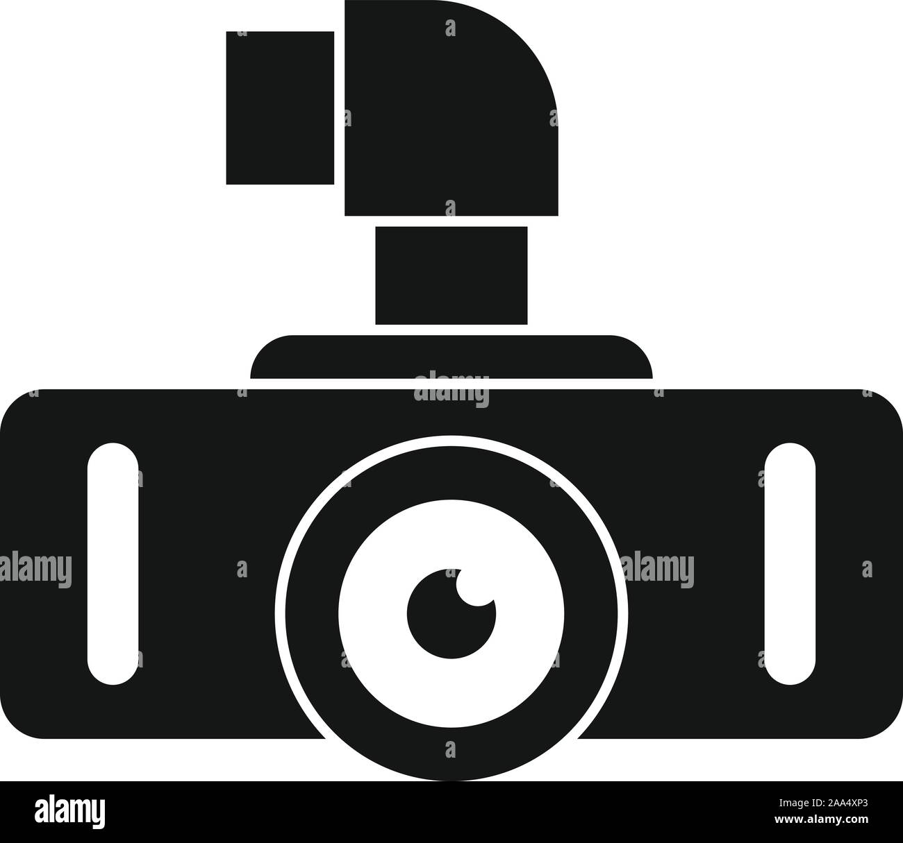 Hd dvr recorder icon. Simple illustration of hd dvr recorder vector ...