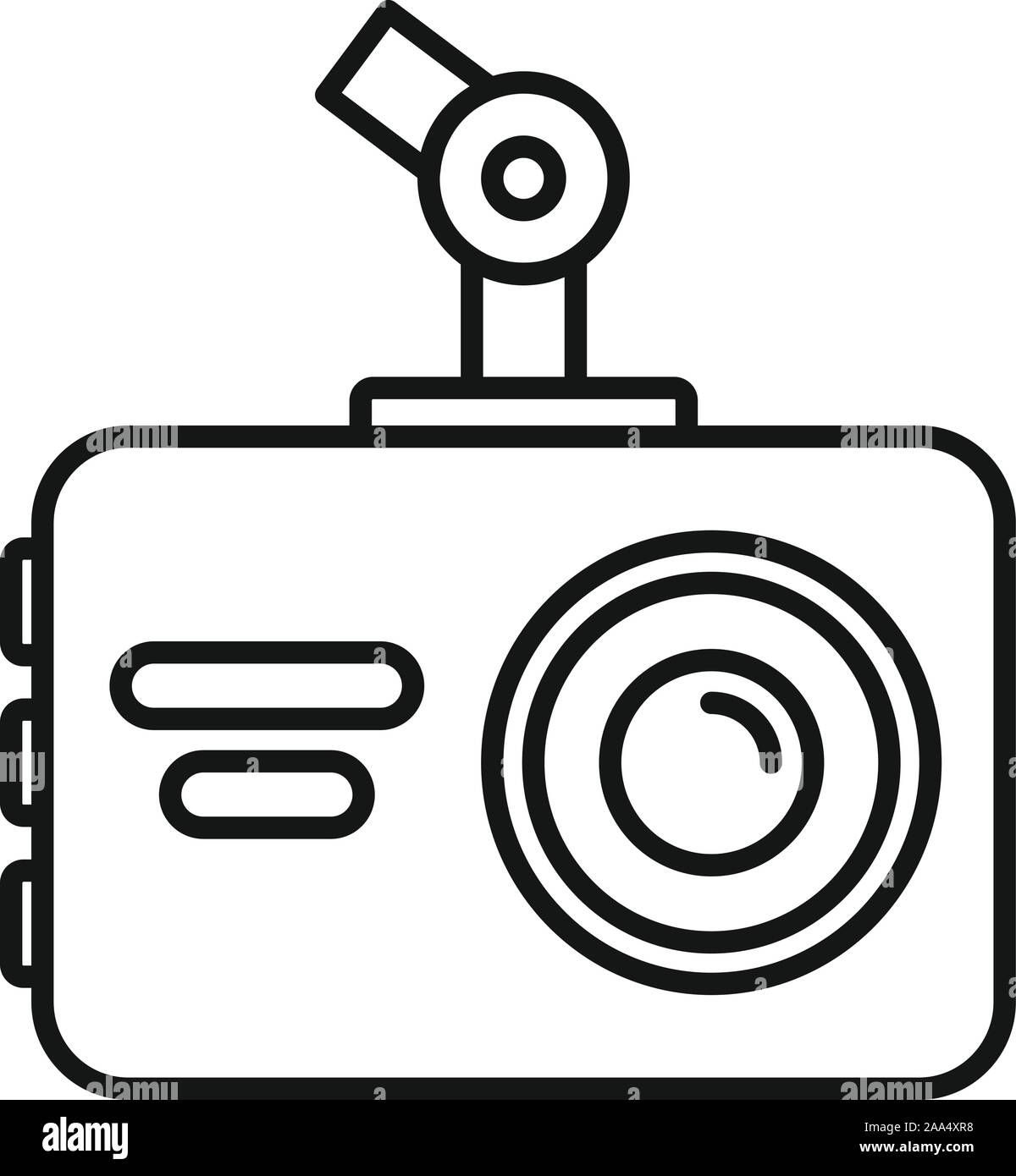Dvr recorder icon. Outline dvr recorder vector icon for web design ...