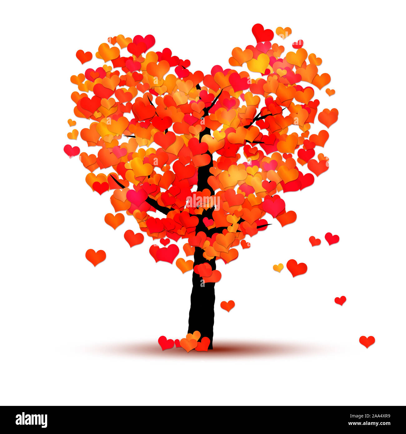 Baum mit weißem hintergrund hi-res stock photography and images - Alamy