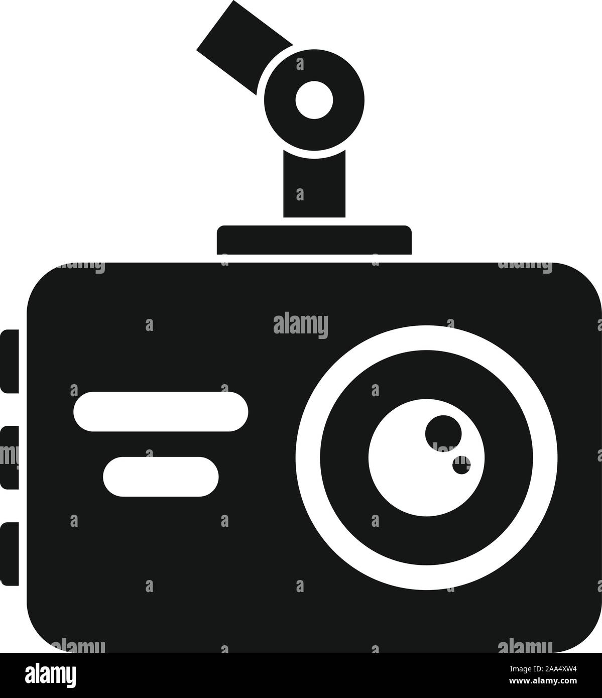 Electric digital recorder icon. Simple illustration of electric digital ...