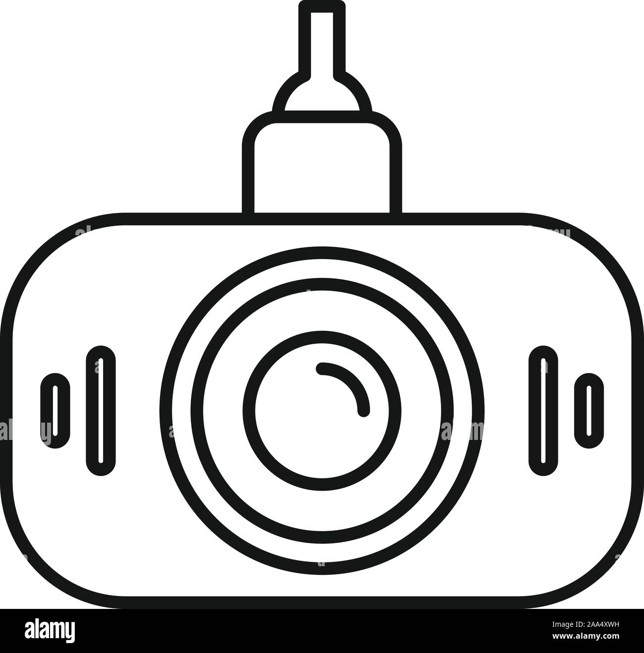 Hd dvr recorder icon. Outline hd dvr recorder vector icon for web ...