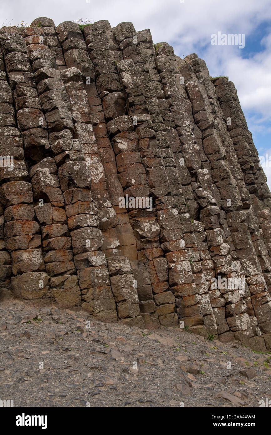 Basalt columns at Giants Causeway, Northern Ireland, UK Stock Photo - Alamy