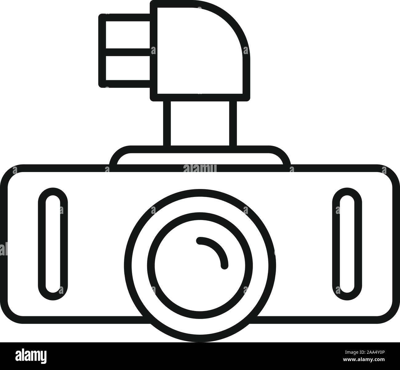 Electric digital recorder icon. Outline electric digital recorder ...