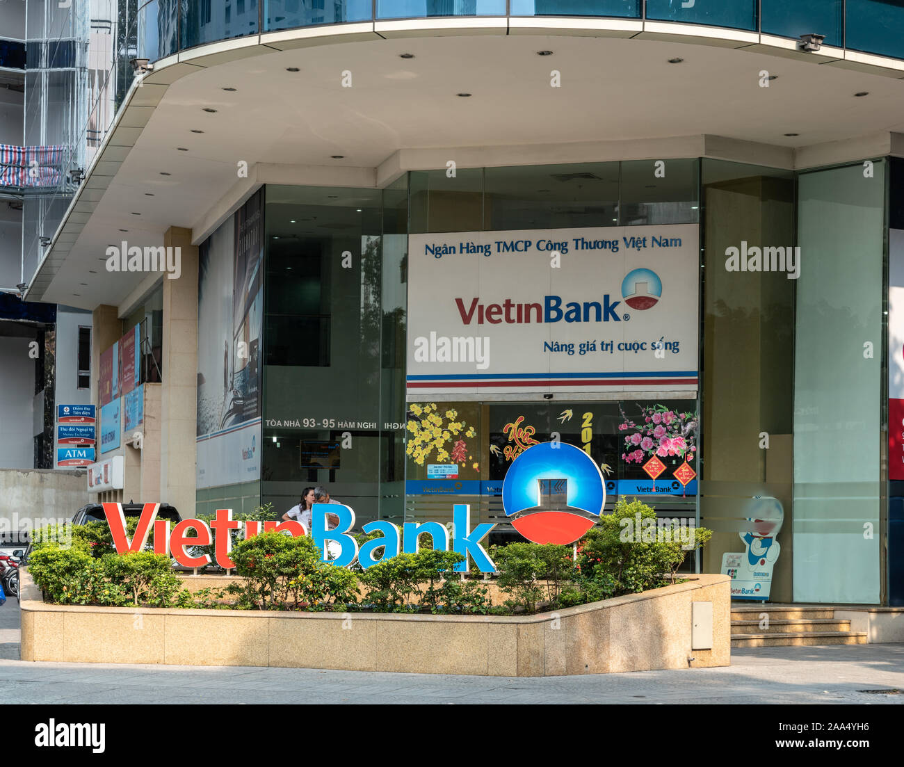 Ho Chi Minh City, Vietnam - March 12, 2019: Downtown street scenery ...
