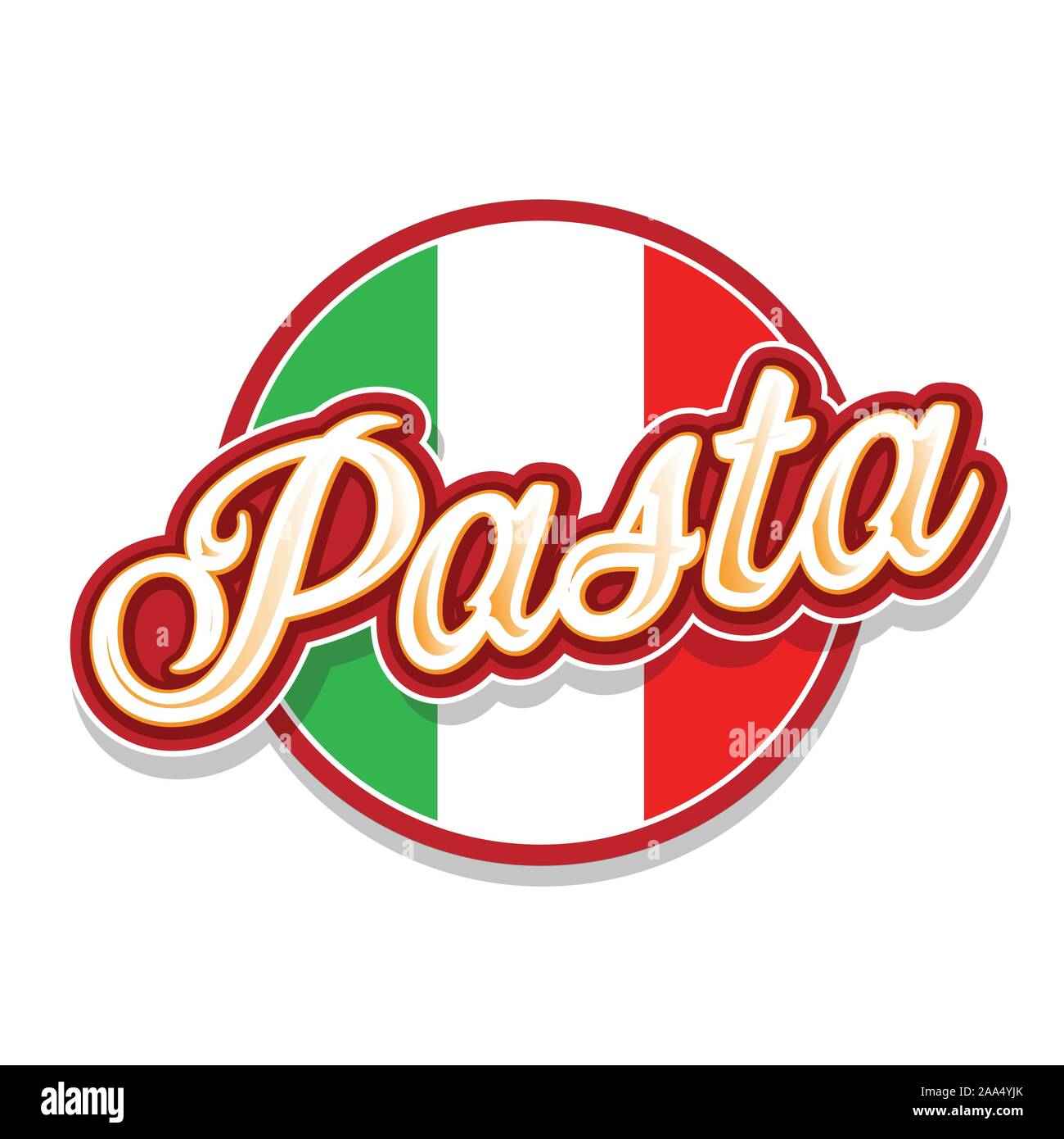 Italian Pasta sign lettering retro Stock Vector Image & Art - Alamy