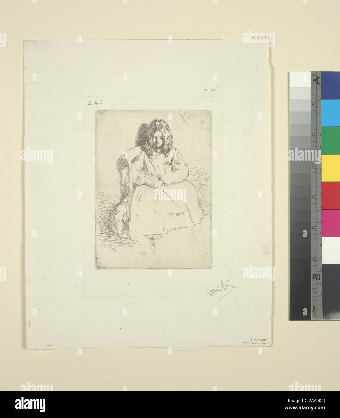 Annie, seated [1].; Annie, seated [1] Stock Photo - Alamy