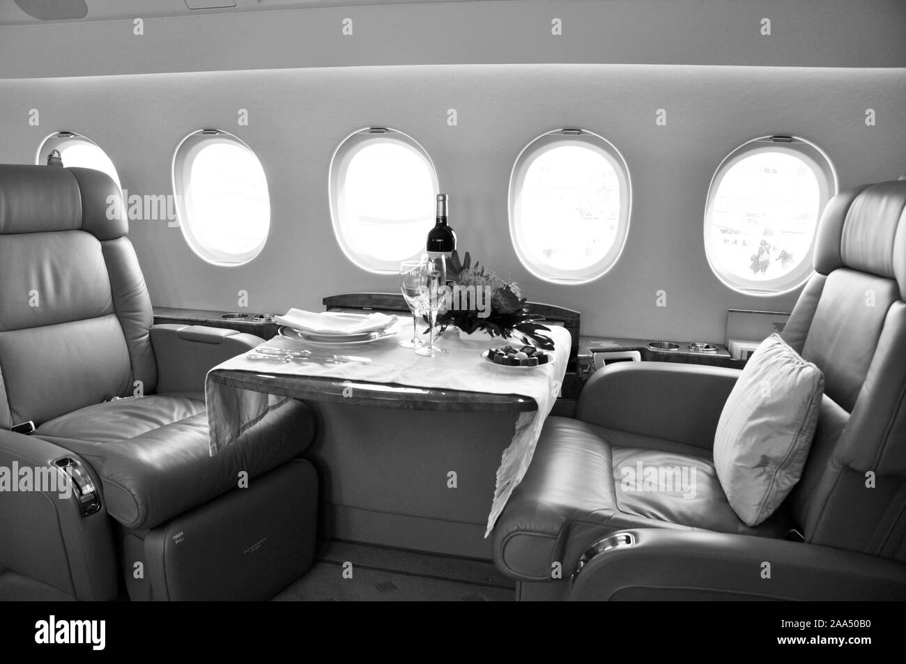 Private Jet Interior Layout