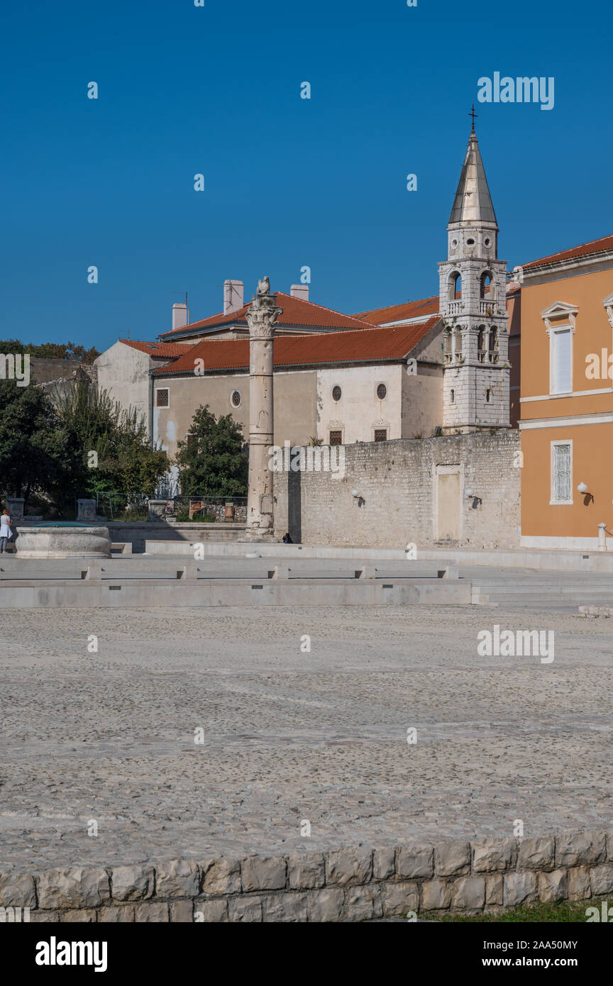 Roman forum in Zadar, Croatia Stock Photo - Alamy