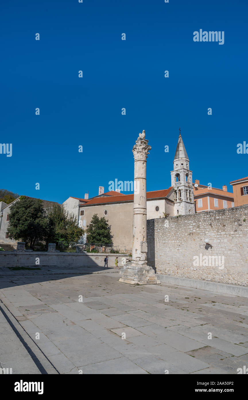 Roman forum in Zadar, Croatia Stock Photo - Alamy