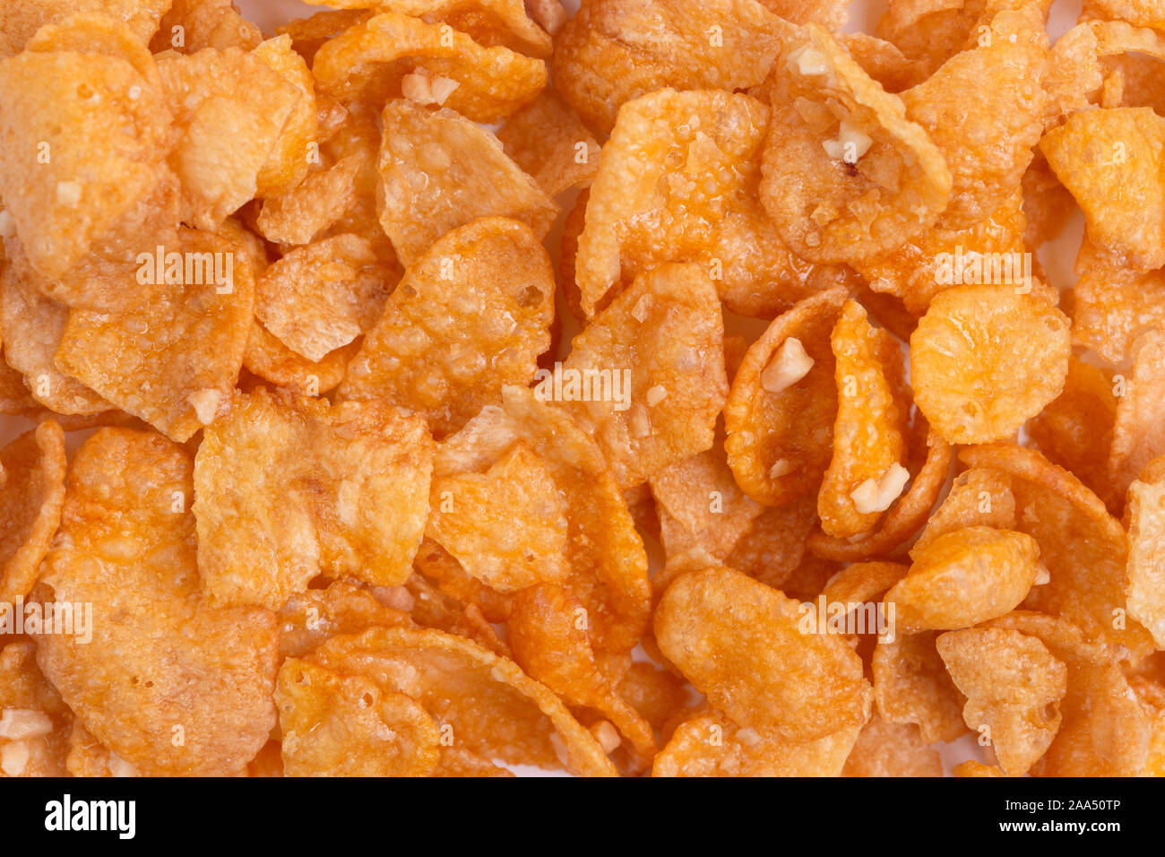 Corn-flakes background and texture, cornflake cereal box for morning ...