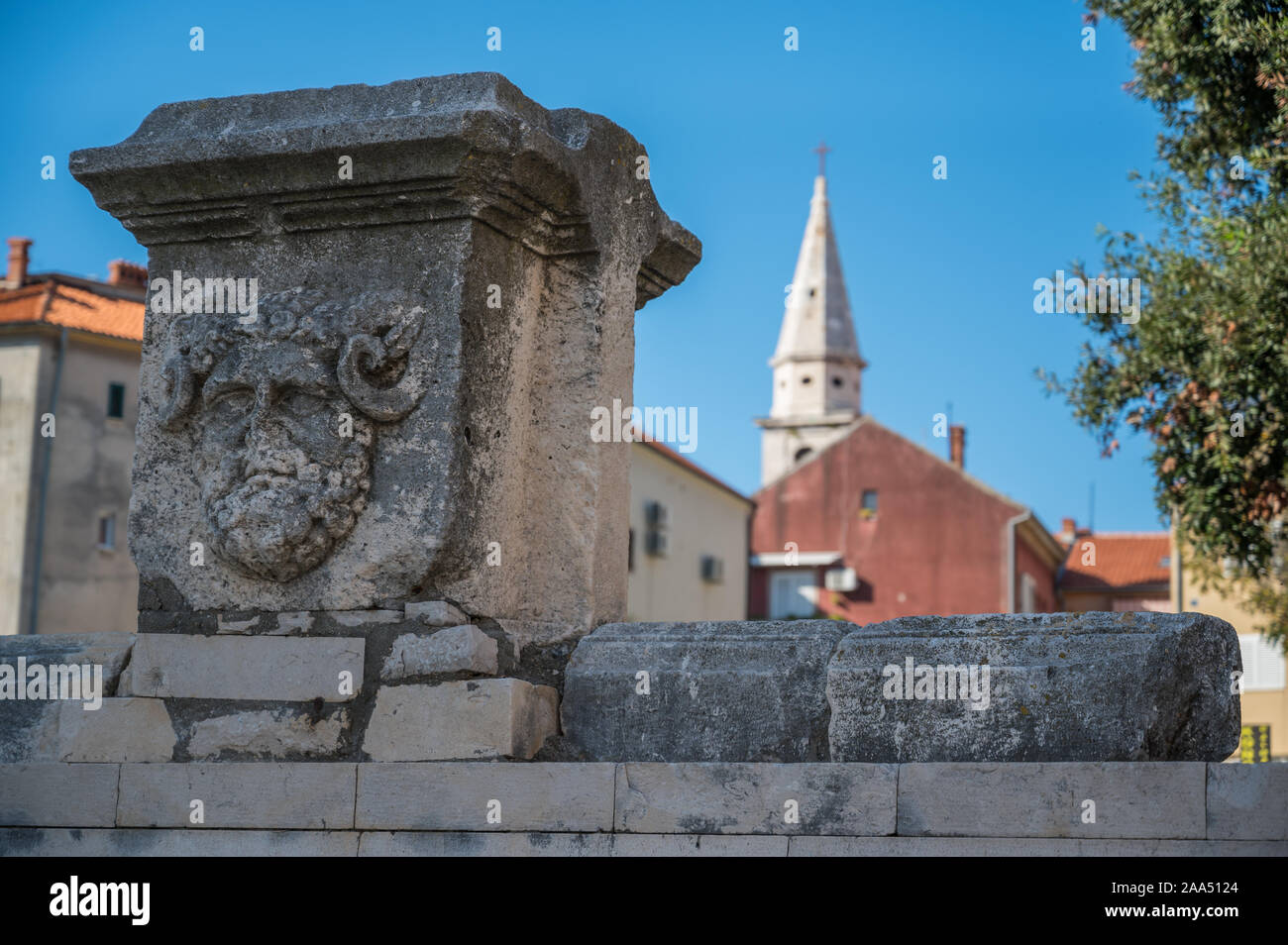 Roman ruins in Zadar, Croatia Stock Photo - Alamy