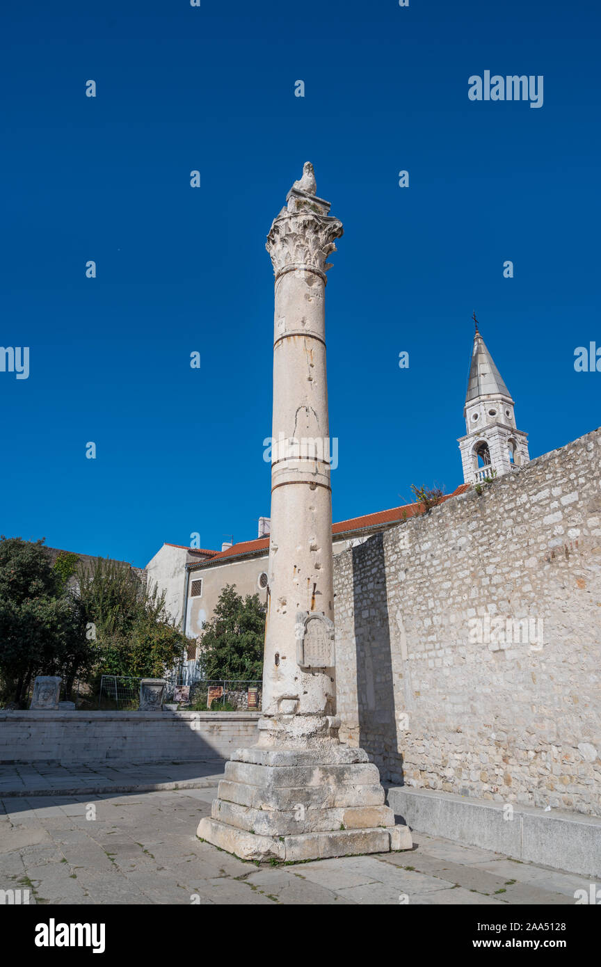 Roman forum in Zadar, Croatia Stock Photo - Alamy