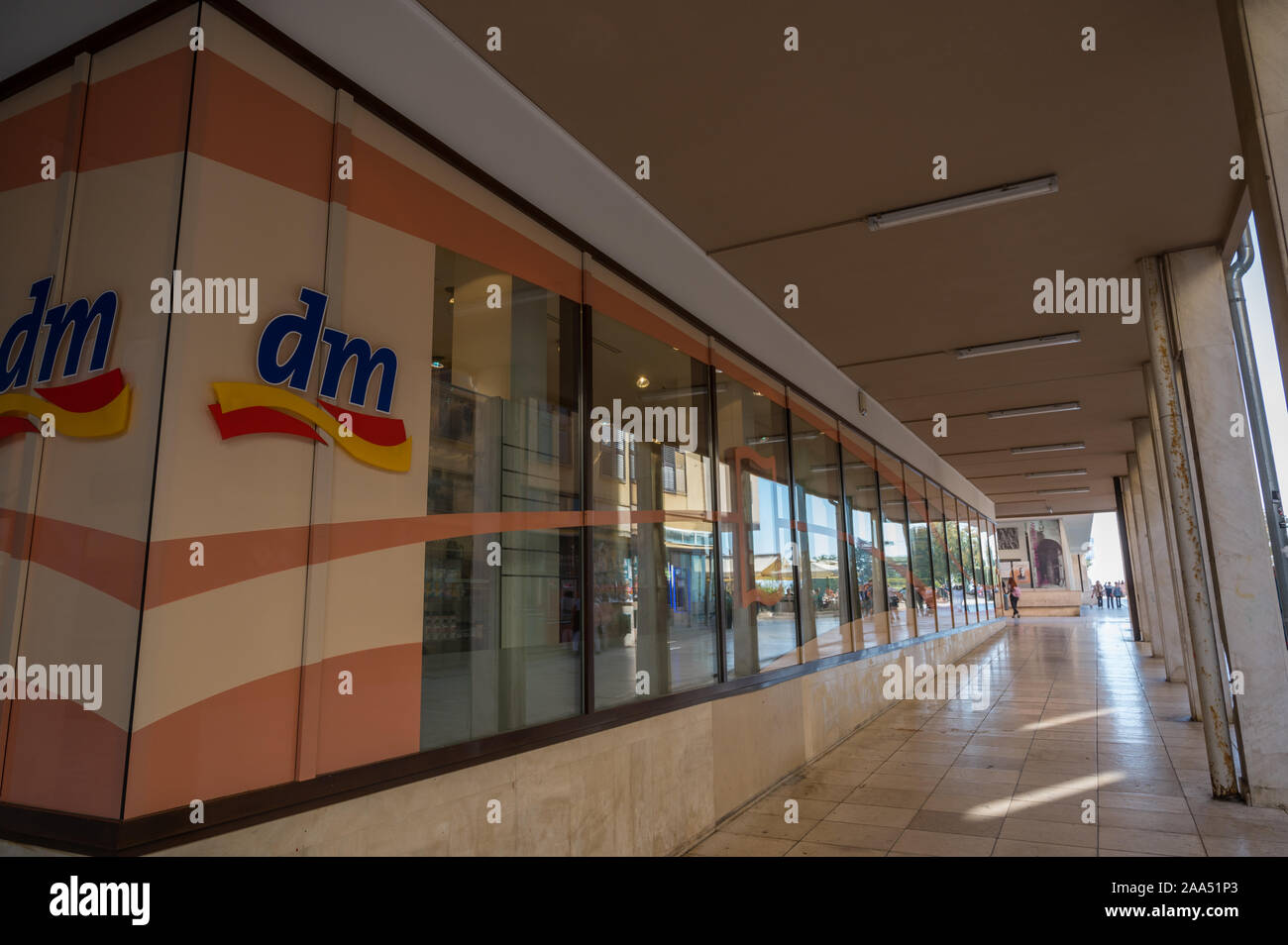 DM supermarket storefront Stock Photo - Alamy