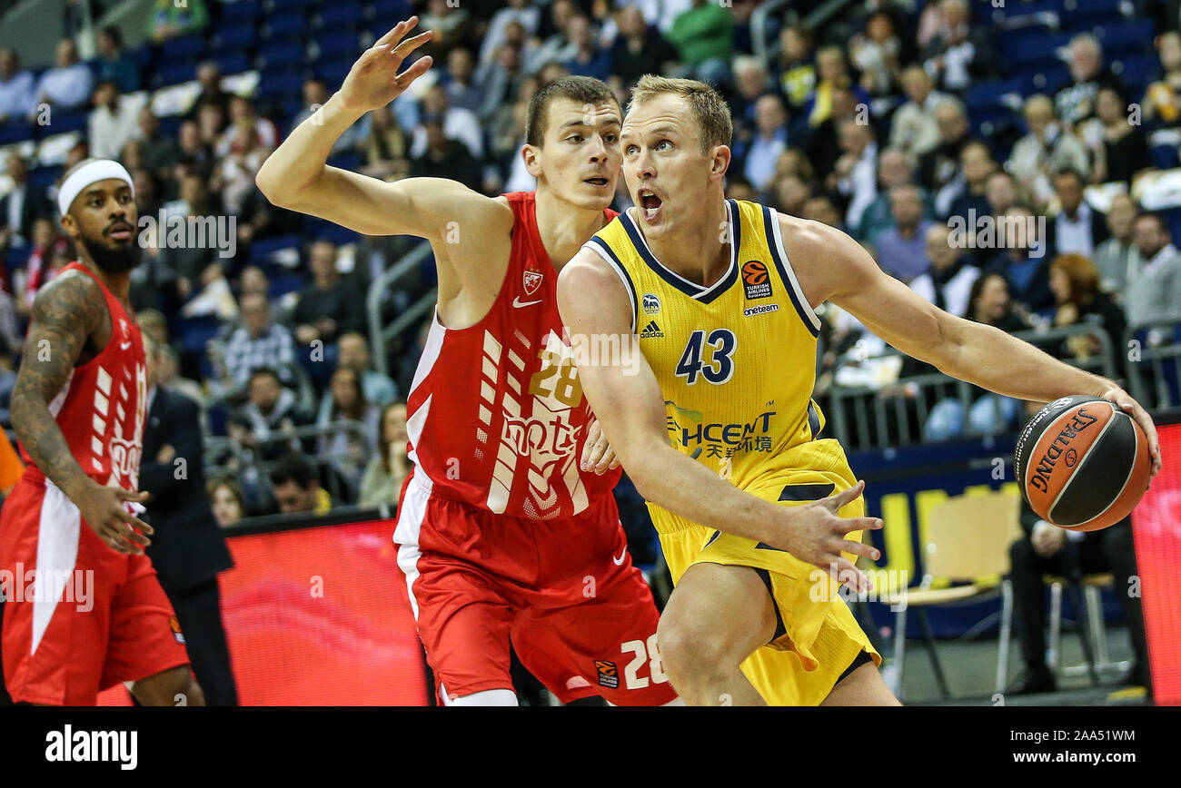 Berlin, Germany. 19th Nov, 2019. Basketball: Euroleague, Alba Berlin ...