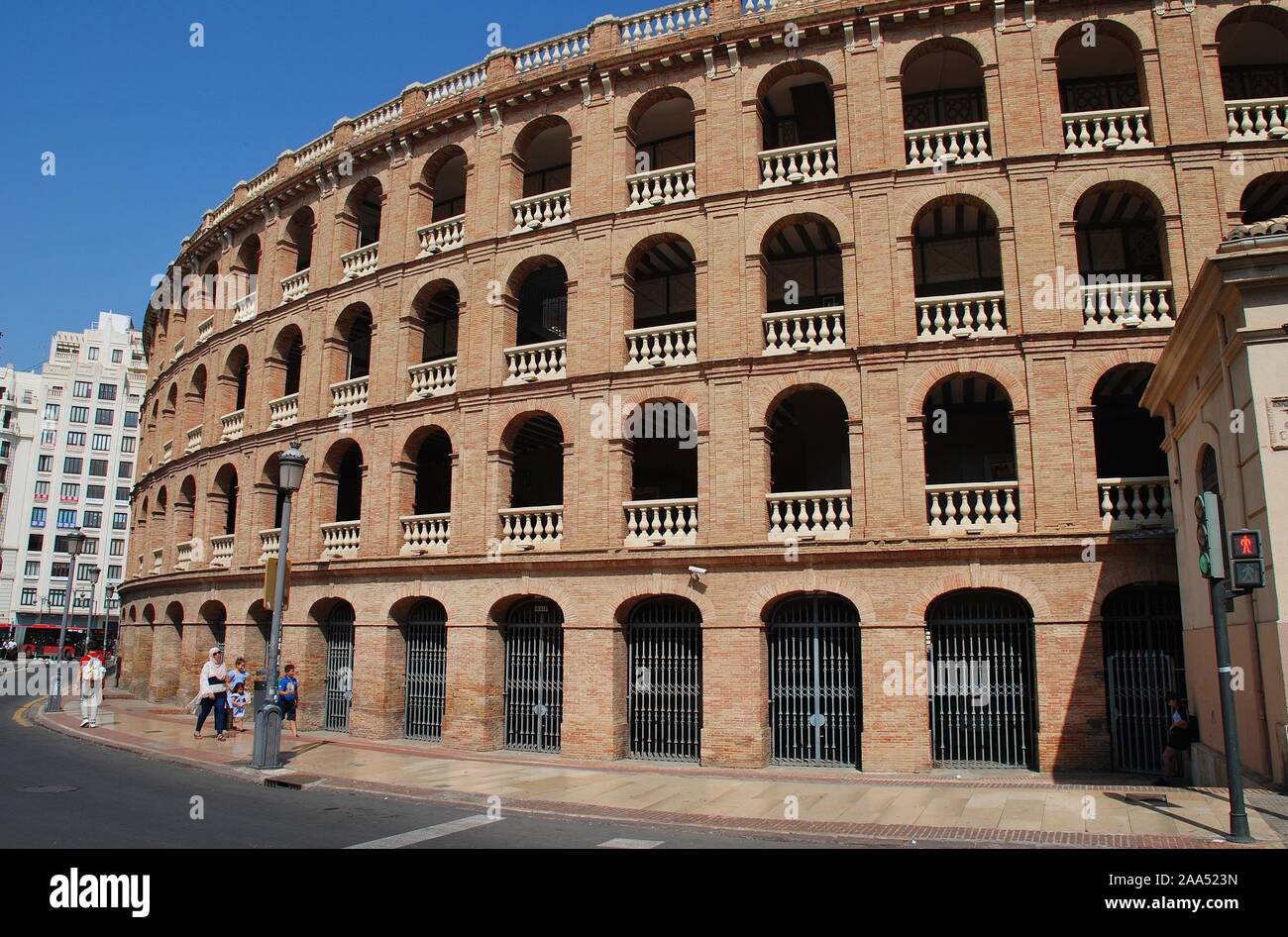 Plaza de toros de Valencia bullring in spain Stock Photo - Alamy