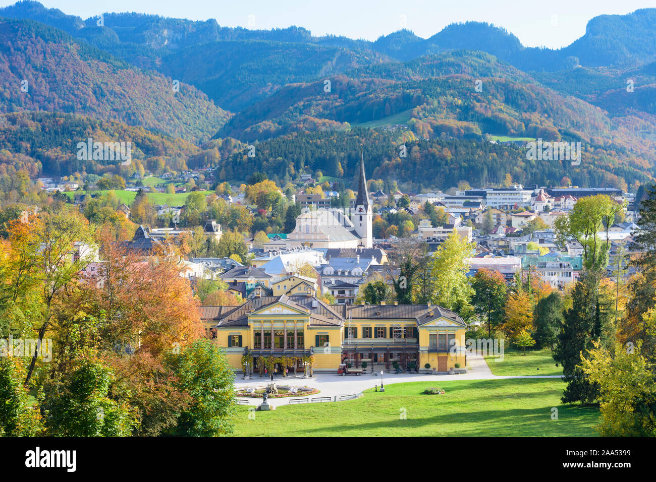 Bad Ischl: park and palace mansion Kaiservilla in Salzkammergut ...