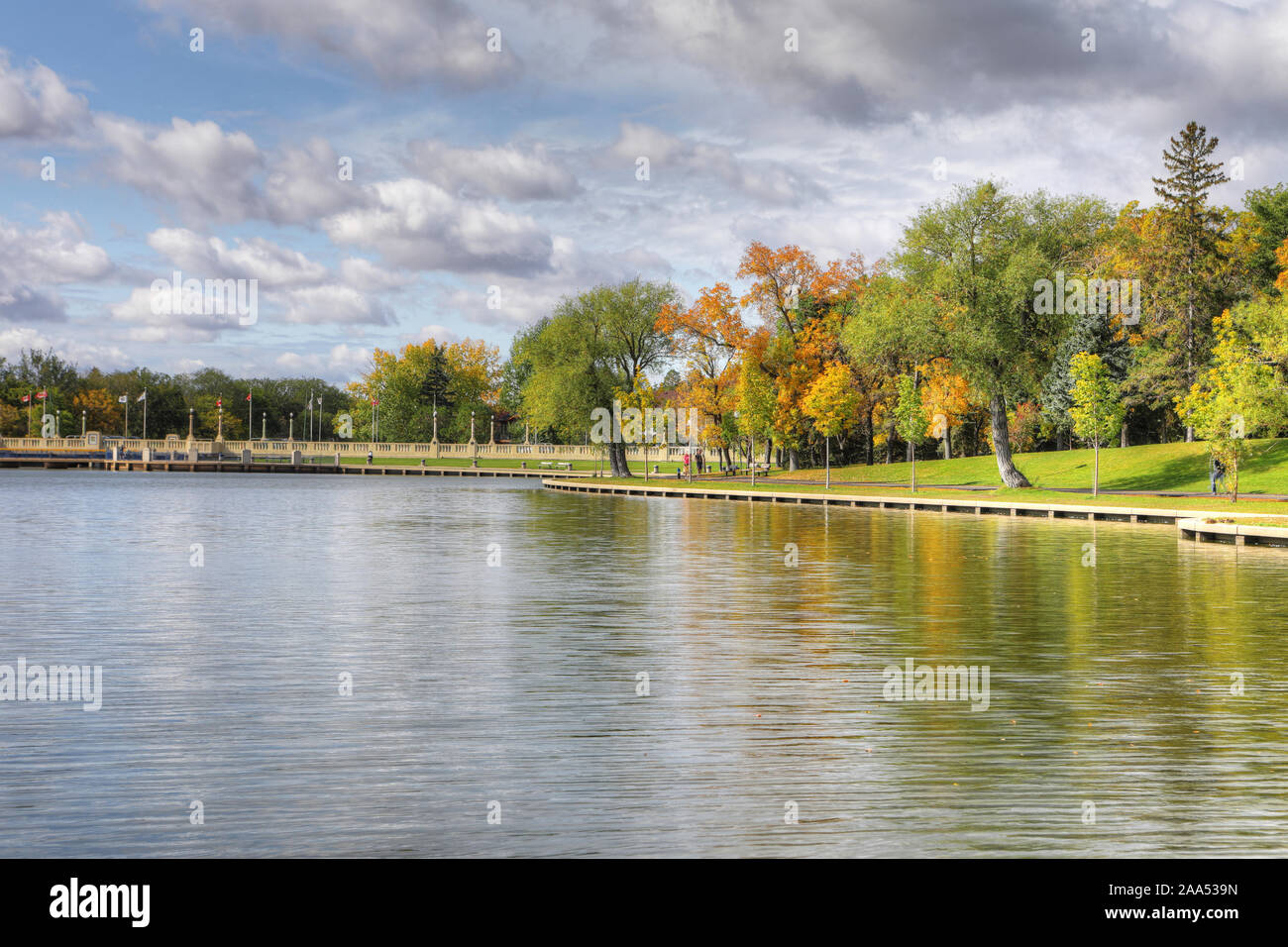 The Wascana Lake in Regina, Canada Stock Photo - Alamy