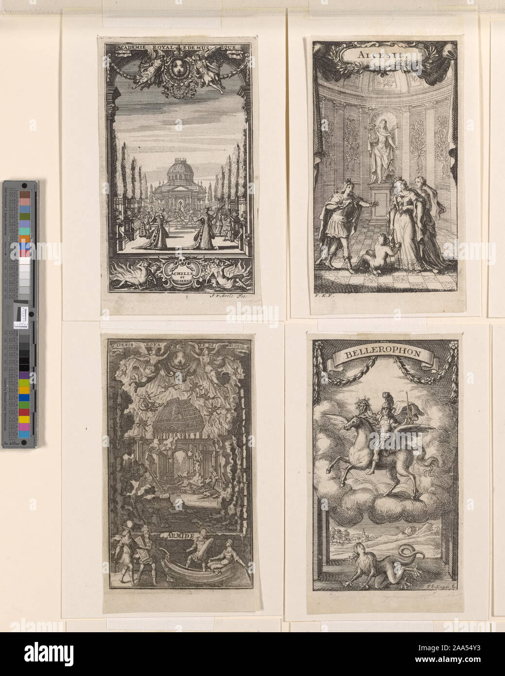 The final moments of Lully's opera Armide, premiered at the Paris Opéra ...