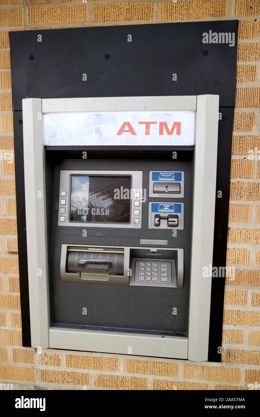 atm banking machine florida usa Stock Photo - Alamy