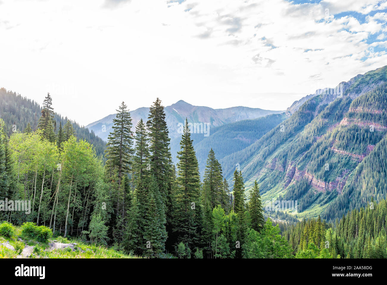Layers of mountains from silverton hi-res stock photography and images ...