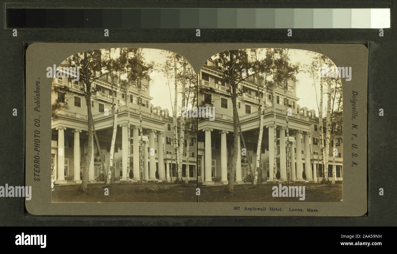 Aspenwall hotel, Lenox, Mass.; Aspenwall hotel, Lenox, Mass Stock Photo ...