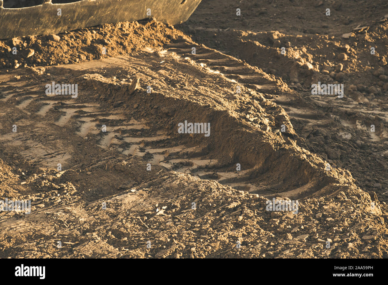 Trail work excavator hi-res stock photography and images - Alamy