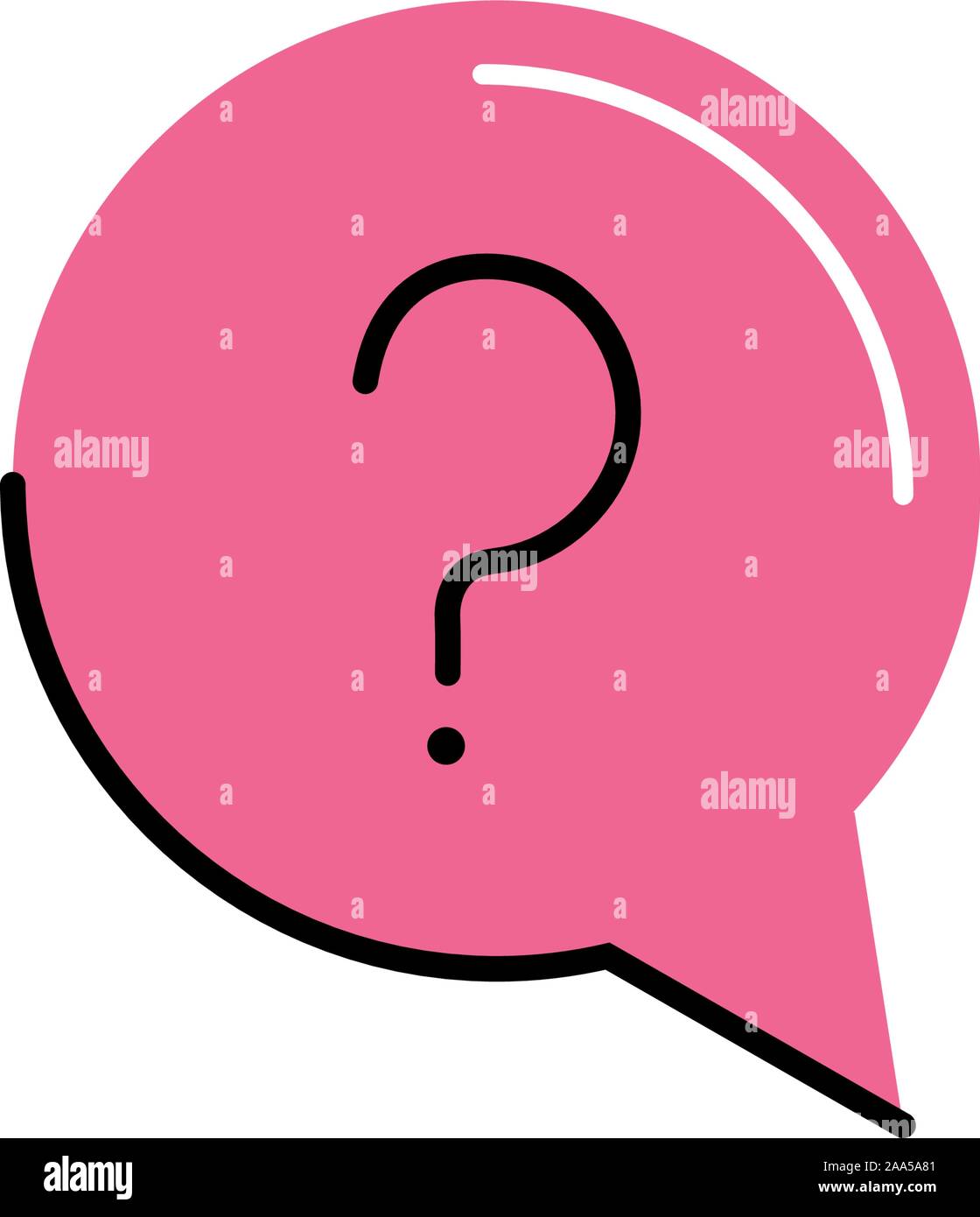 speech bubble with ask symbol Stock Vector Image & Art - Alamy