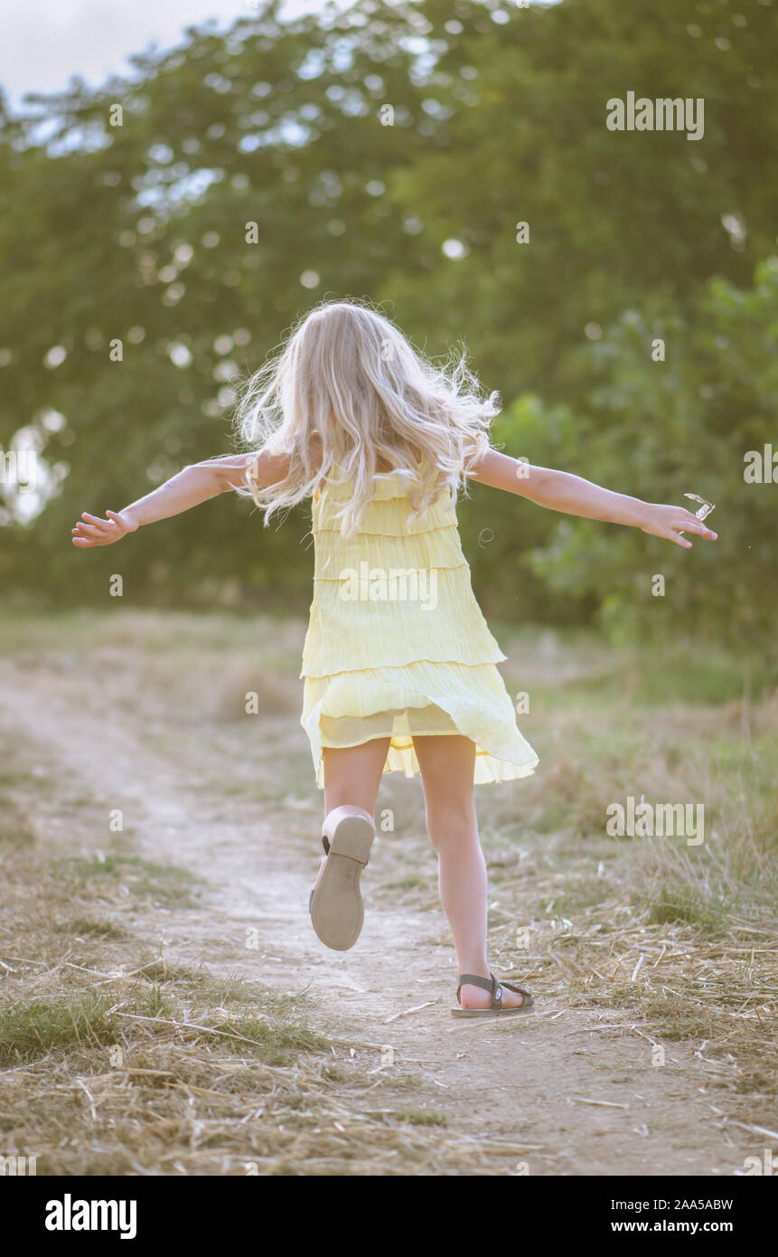 Girl Running Away From Boy