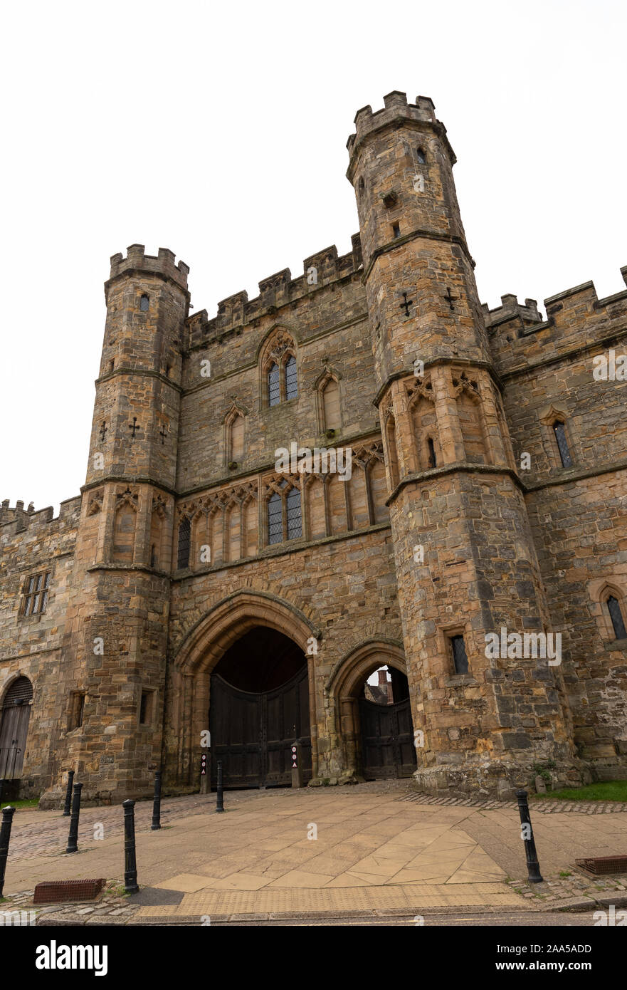 Battle Abbey of Hastings in England 1066 Stock Photo - Alamy