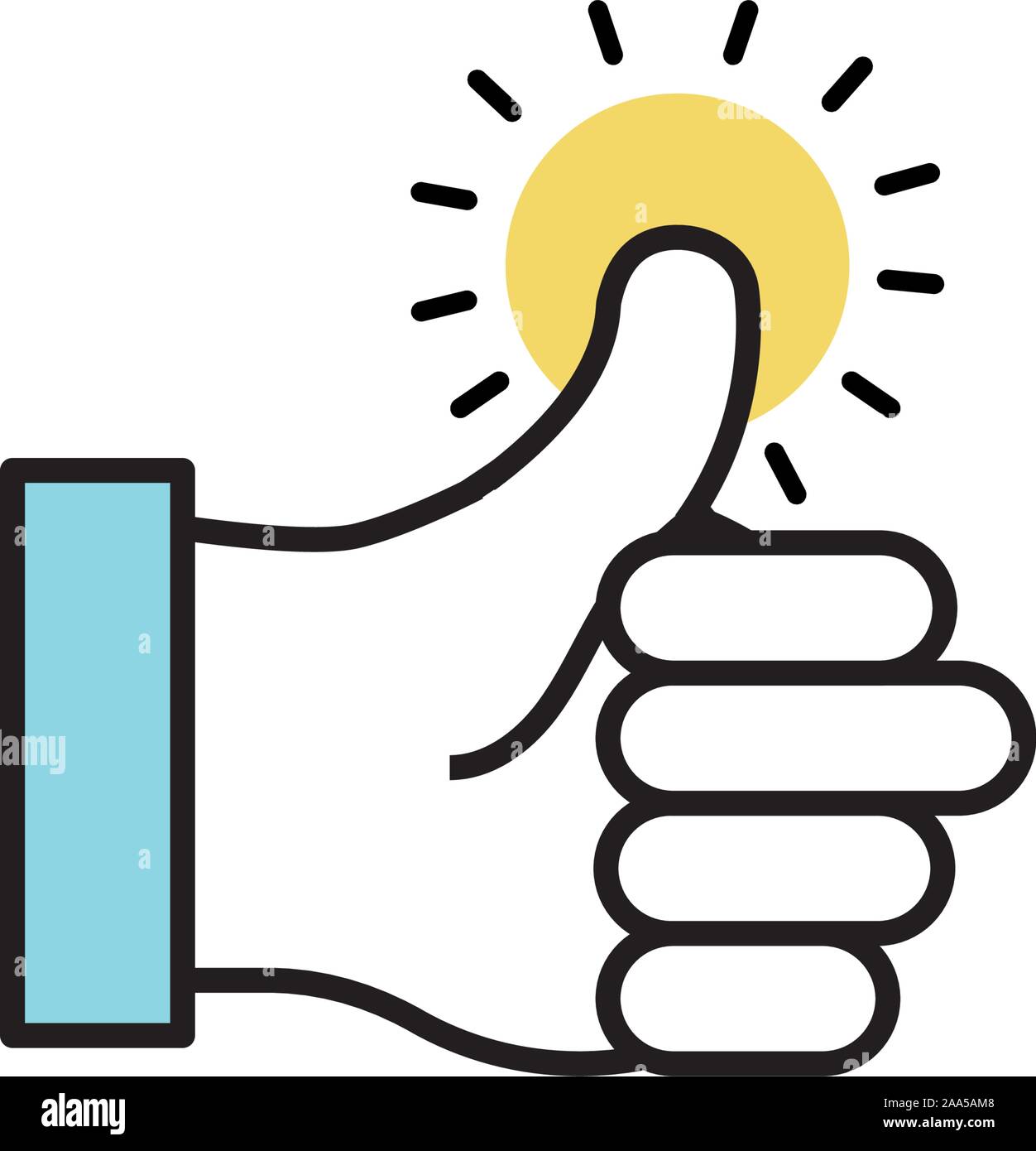 hand like symbol isolated icon Stock Vector Image & Art - Alamy