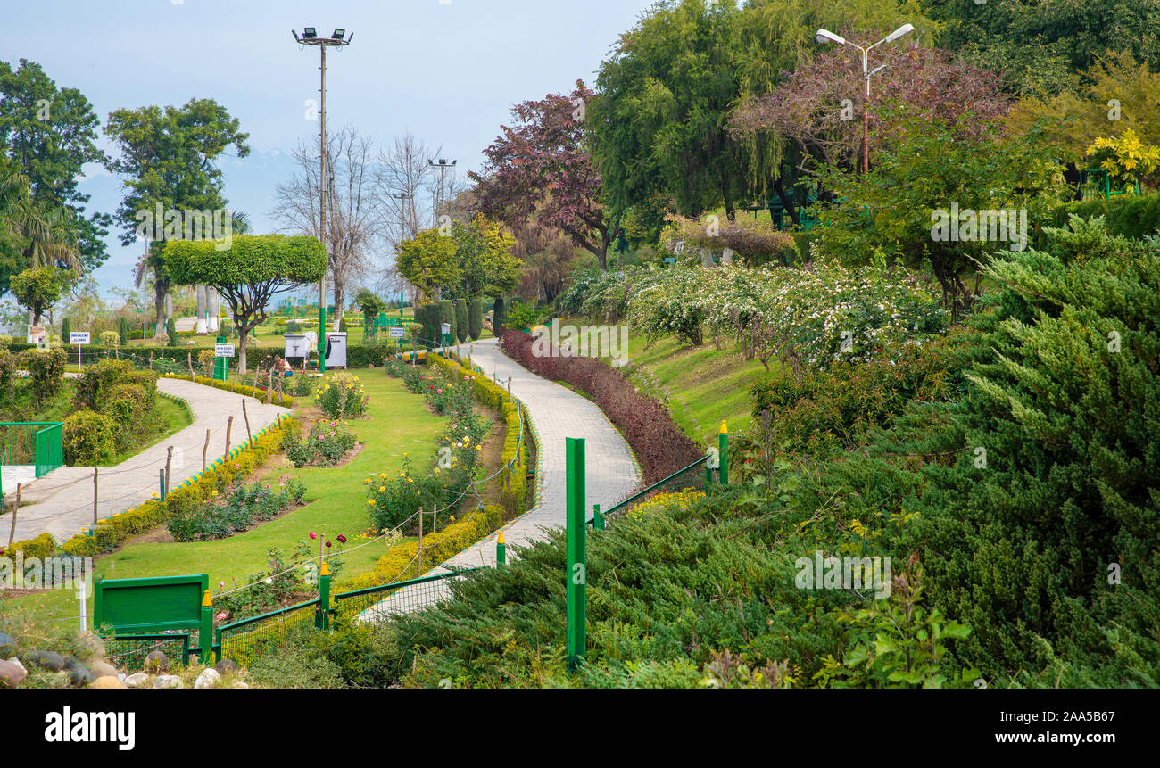 Bagh - E - Bahu garden in Jammu , India Stock Photo - Alamy
