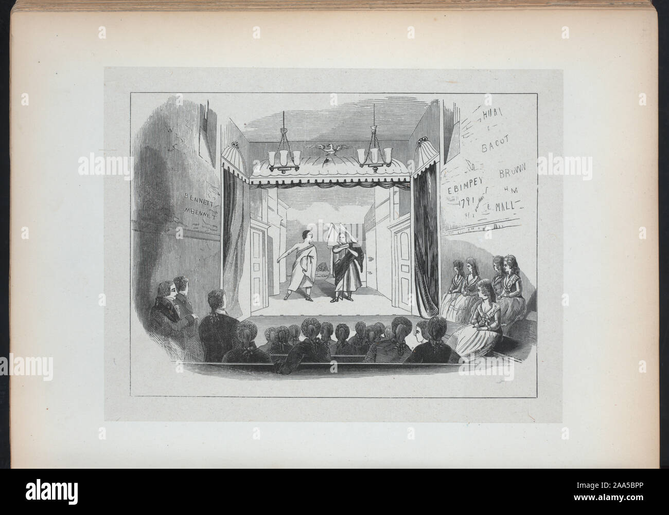 1800s theatre audience hi-res stock photography and images - Alamy
