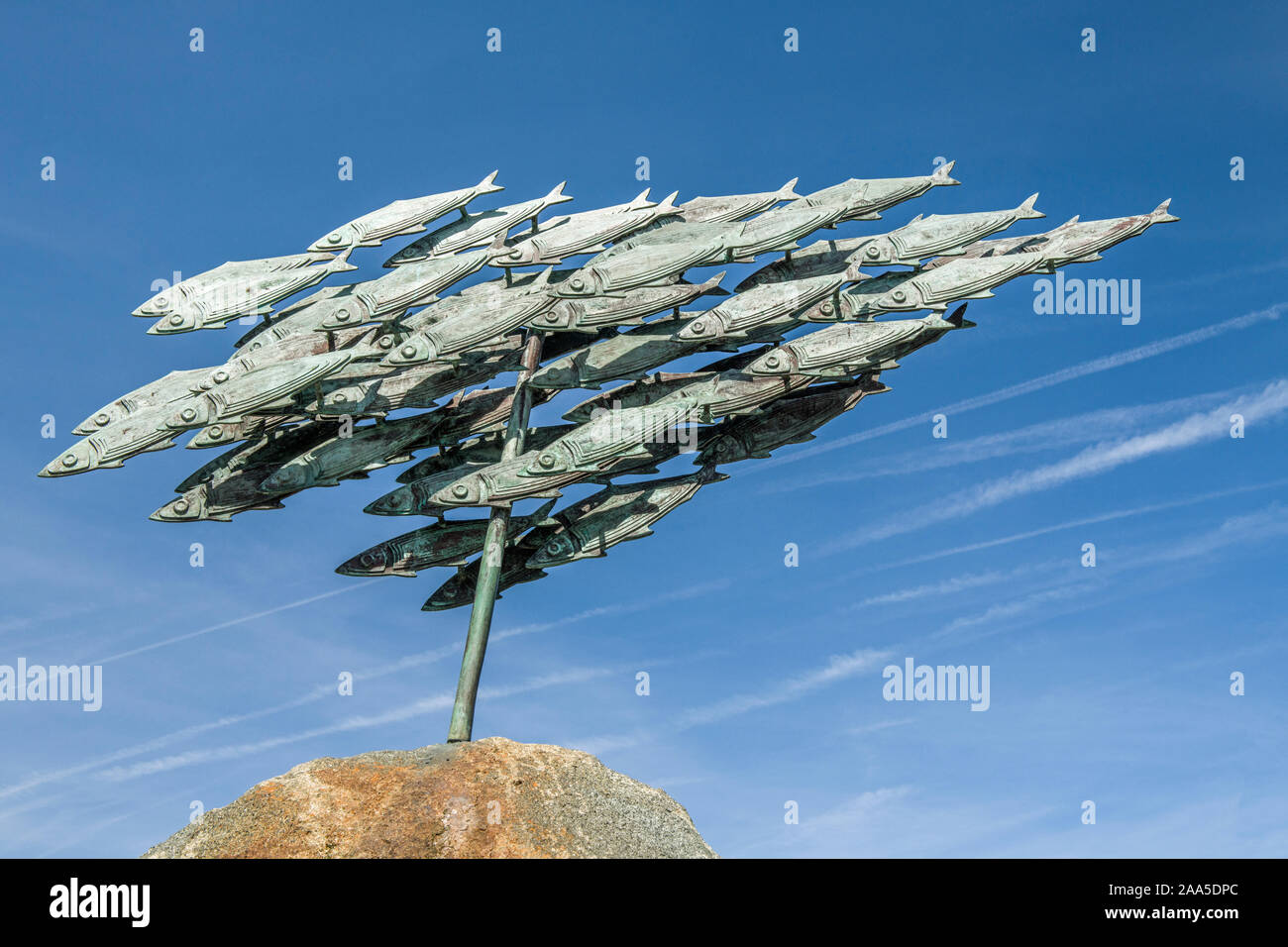 The Fishguard Herrings - art made from metal in the Lower Fishguard or ...