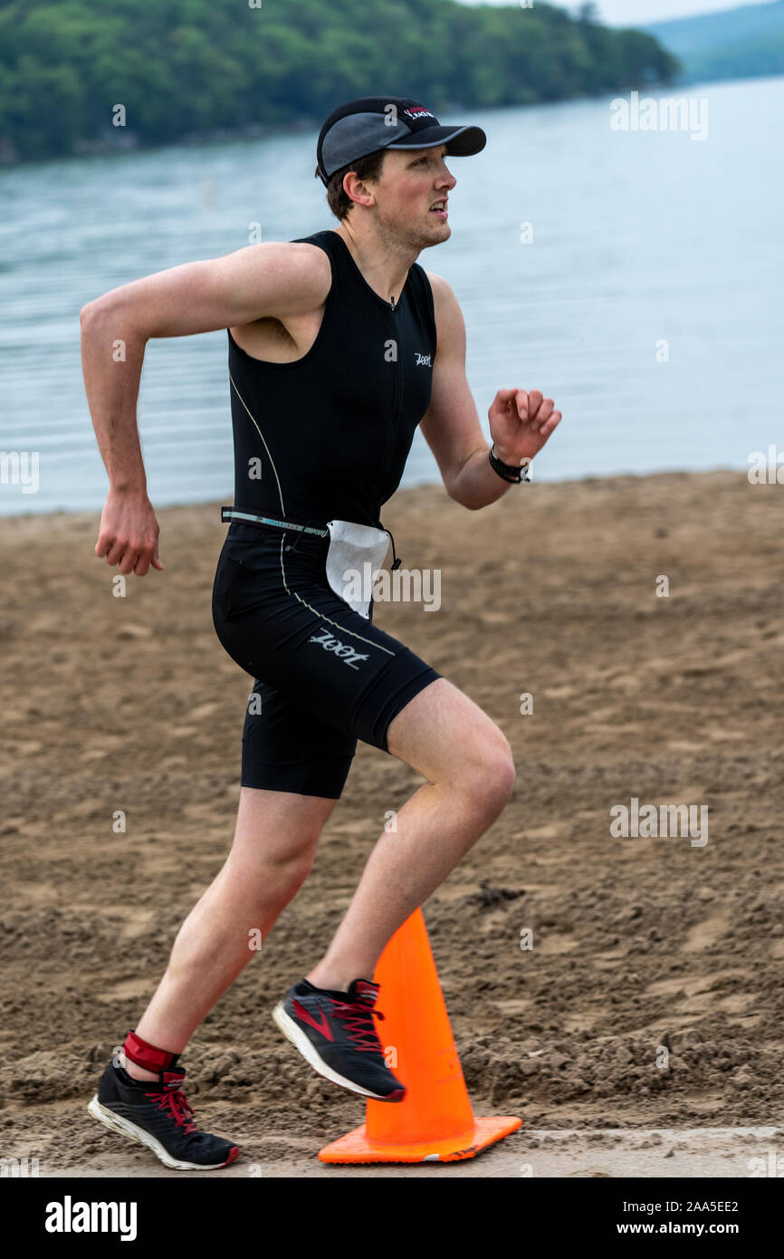 Cooperstown Triathlon 2019 Stock Photo - Alamy
